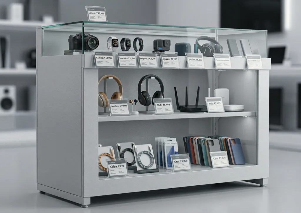 Electronic Front Display Counters in Chennai V Display Rack